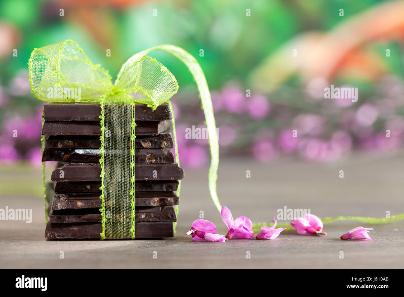 sweet stack stacked cocoa ribbon tape band dessert chocolate tower food ...