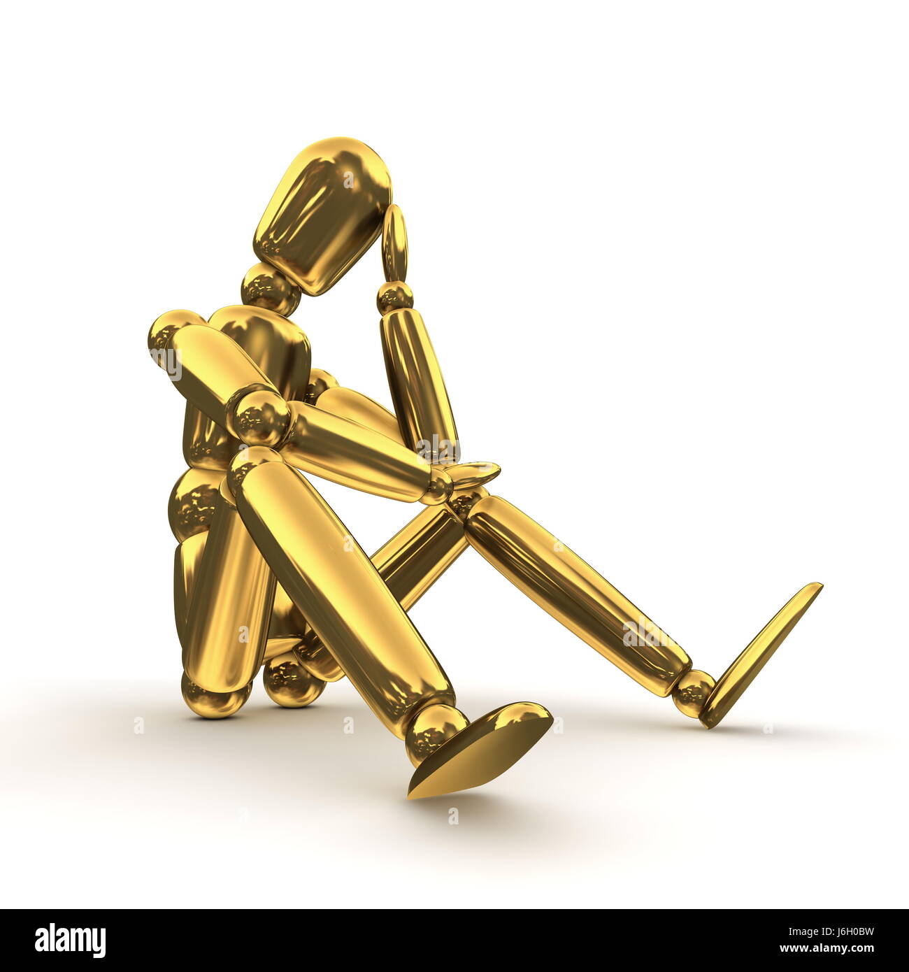 person golden wondering lay design shaping formation shape model figure ...