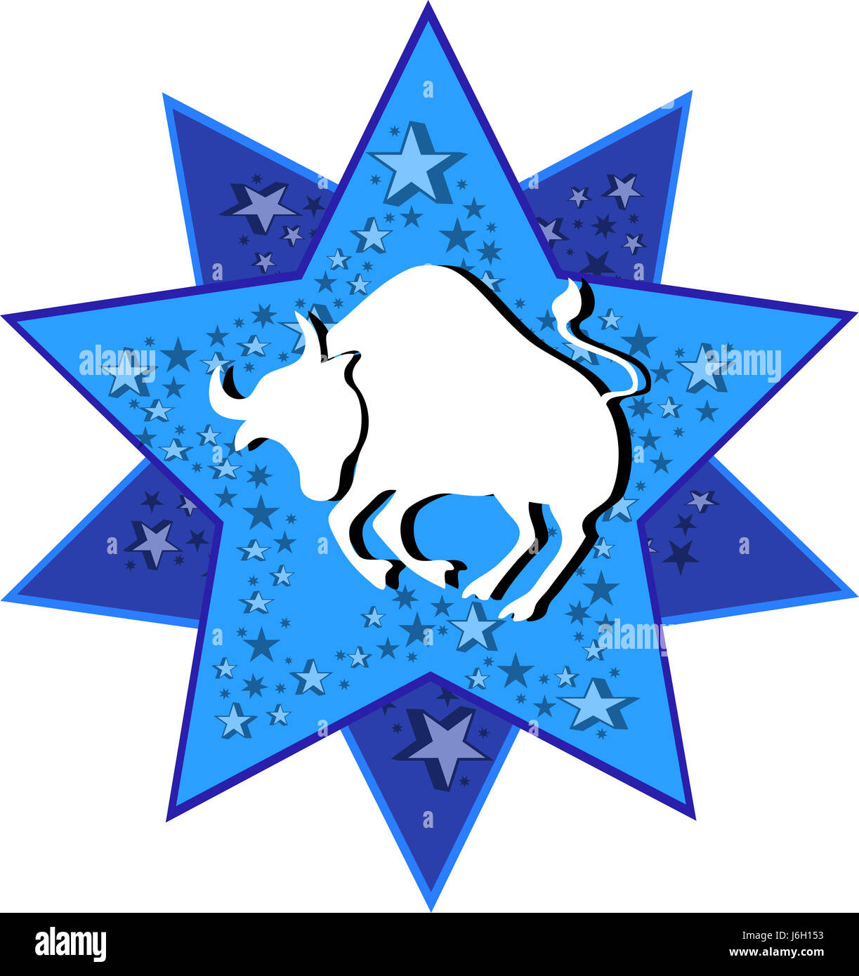 star sign taurus Stock Photo - Alamy