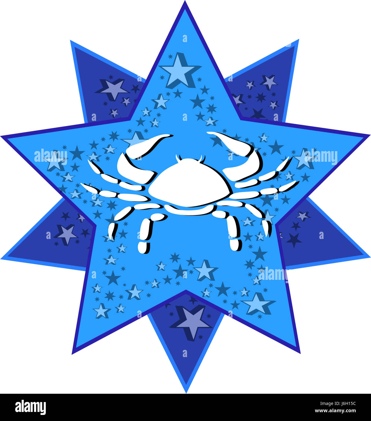 star sign cancer Stock Photo - Alamy