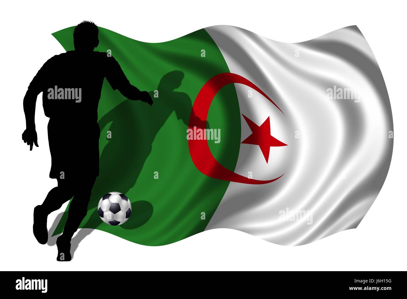 football national team algeria Stock Photo - Alamy