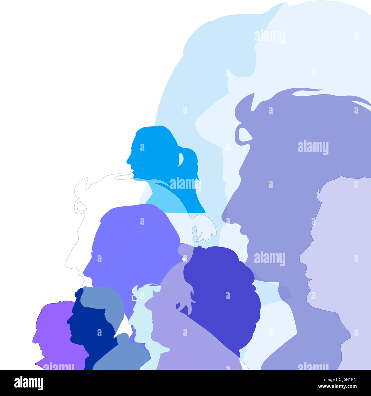 Man many faces hi-res stock photography and images - Alamy