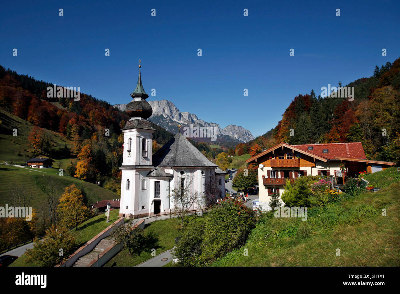 stairs church holiday vacation holidays vacations alps bavaria sight ...