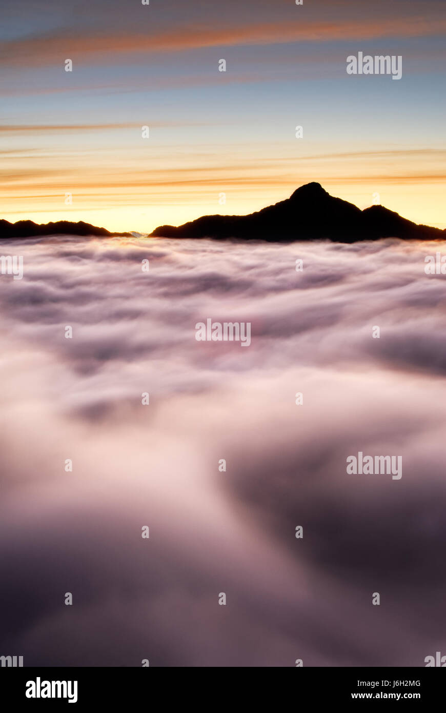 cloud sunrise dramatic outdoor silhouette firmament sky mountain nature ...