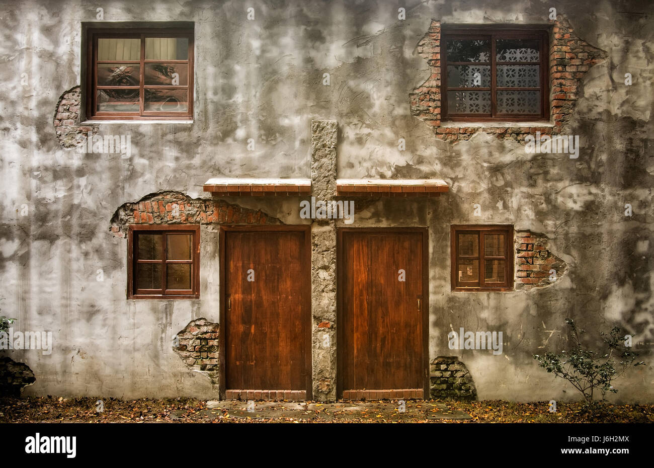wall ruin abstract ancient exterior building construction architectural ...