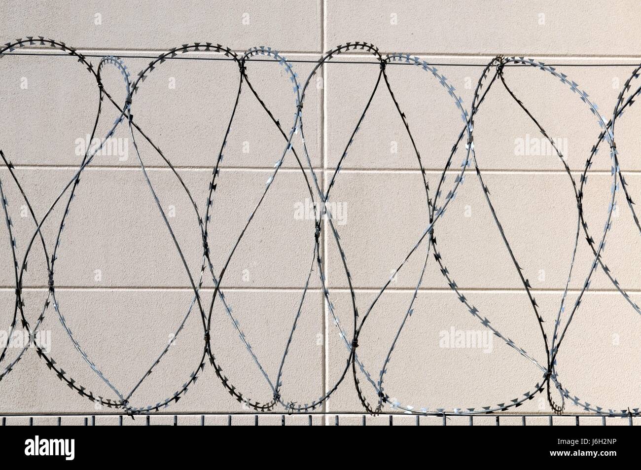 object industry fence protect protection barbed wire landscape format ...