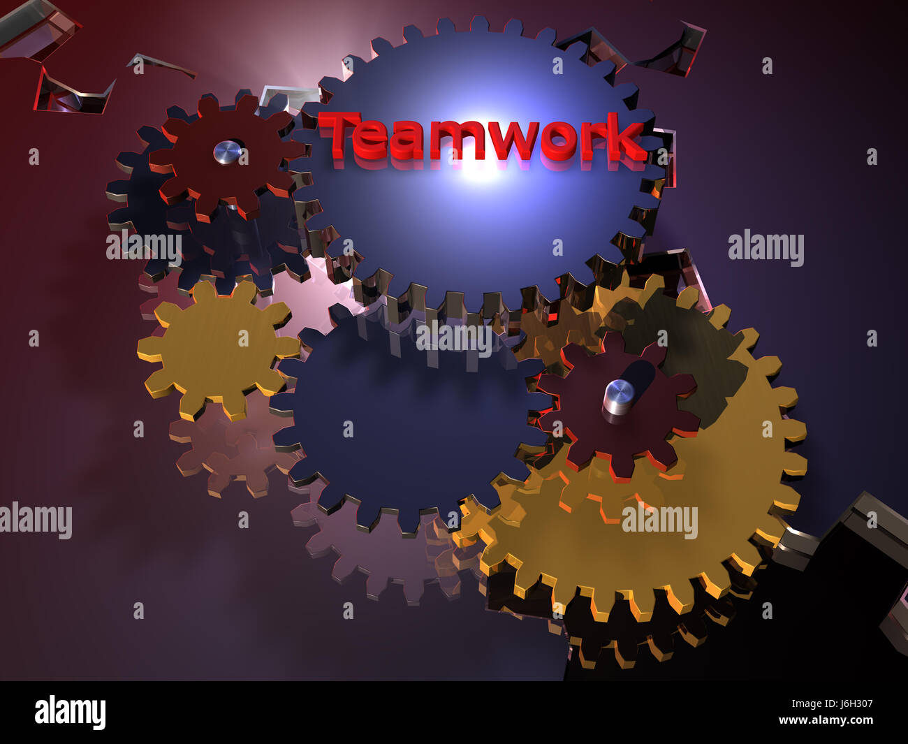 team work wheel cogwheel collaboration cooperation teamwork team spirit ...