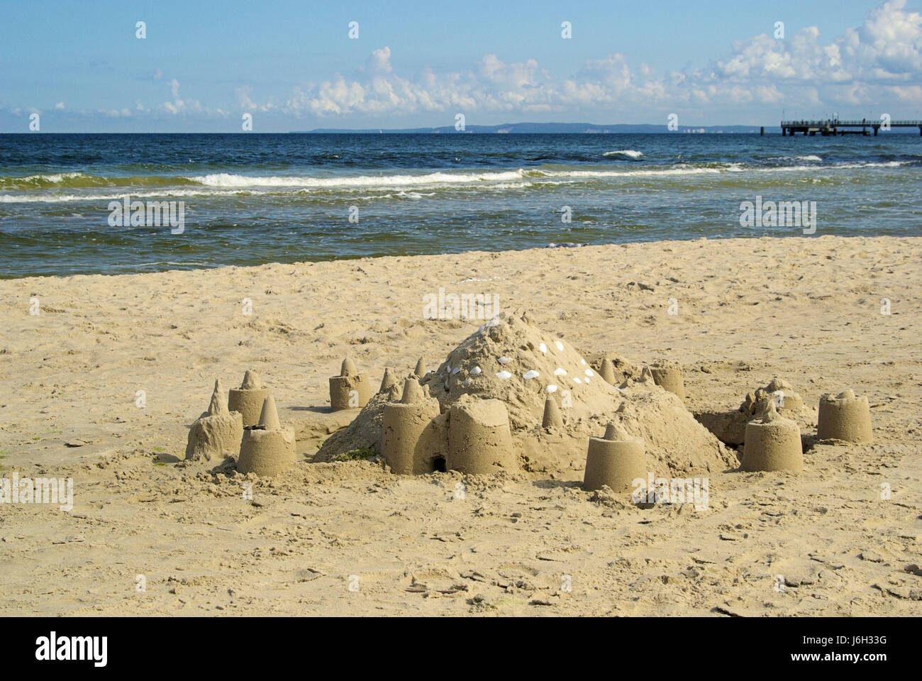 sandburg - sandcastle 01 Stock Photo - Alamy