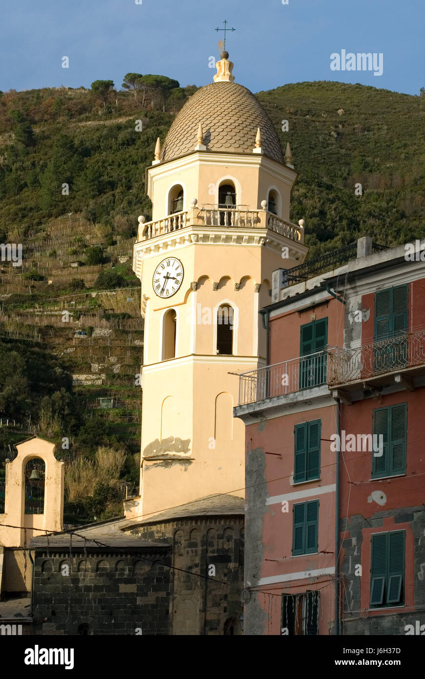 church italy tower church hill window porthole dormer window pane dome ...
