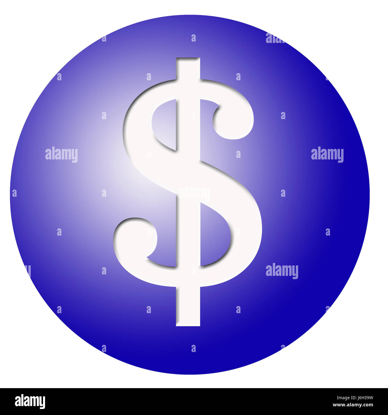 sign signal blue dollar dollars currency plastic complete perfect sign ...