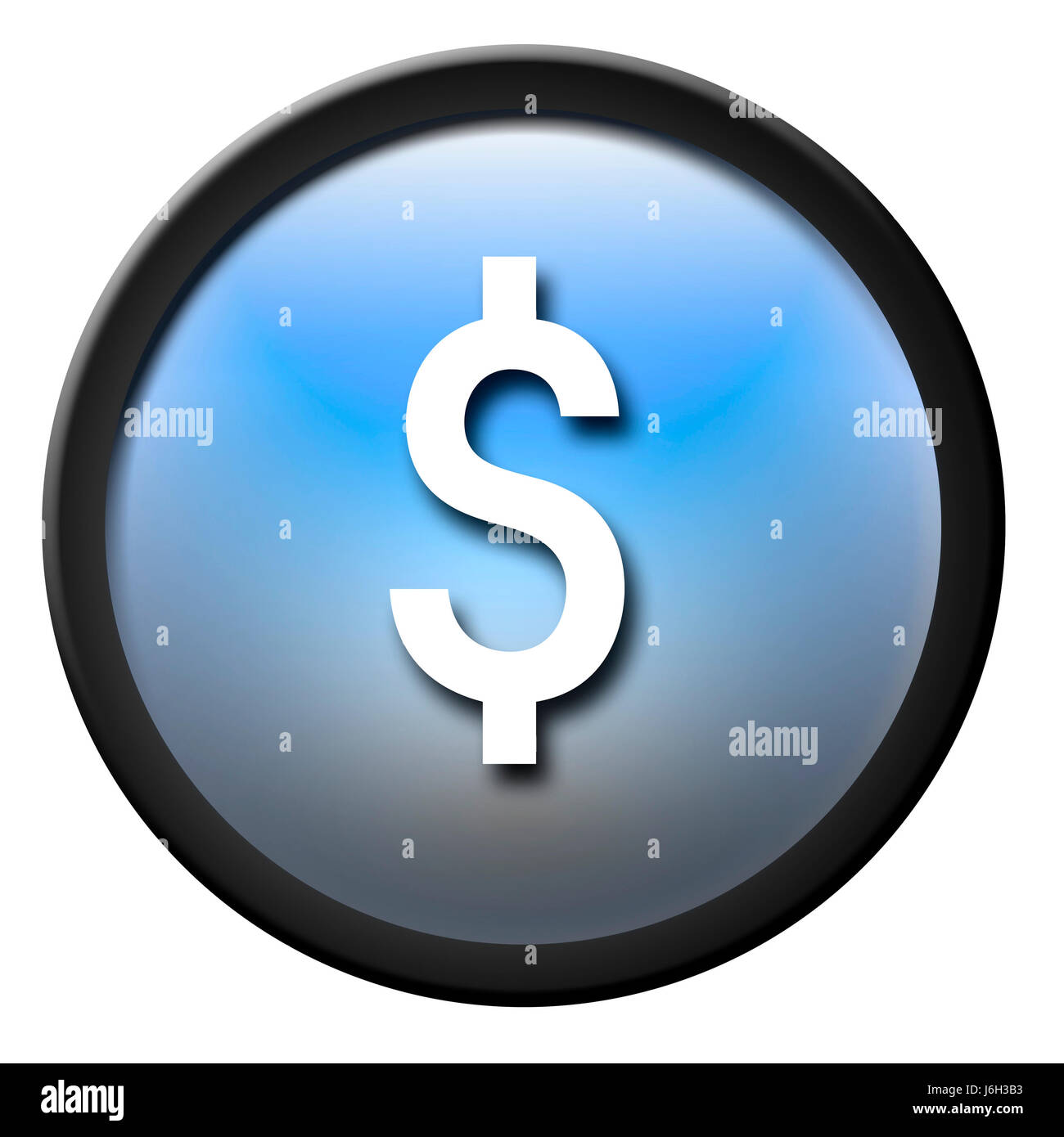 sign signal blue dollar dollars currency plastic complete perfect sign ...