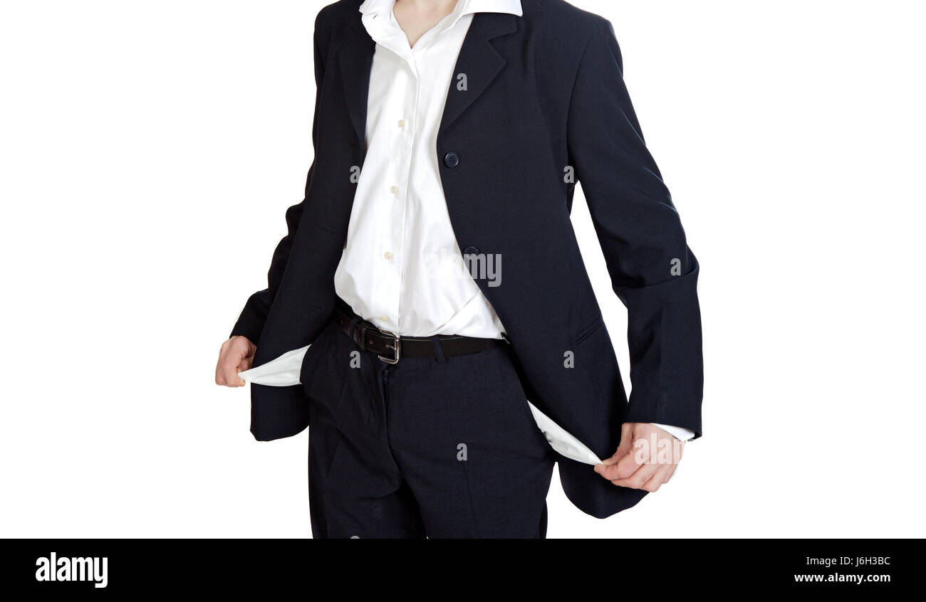 hand crisis business man businessman nothing pocket humans human beings ...