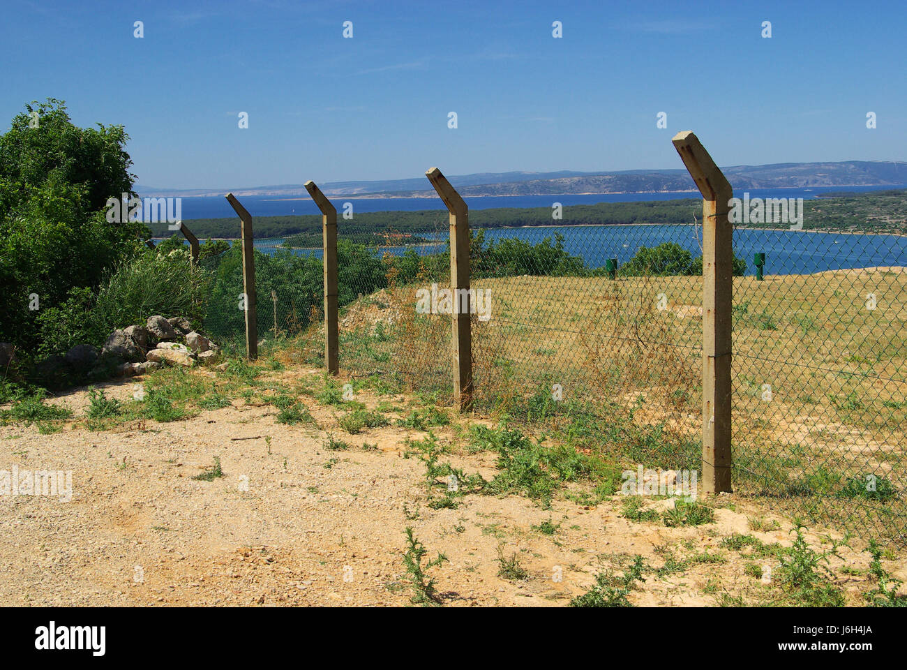 steel fence metal wire mesh steel fence metal adriatic sea wire croatia ...