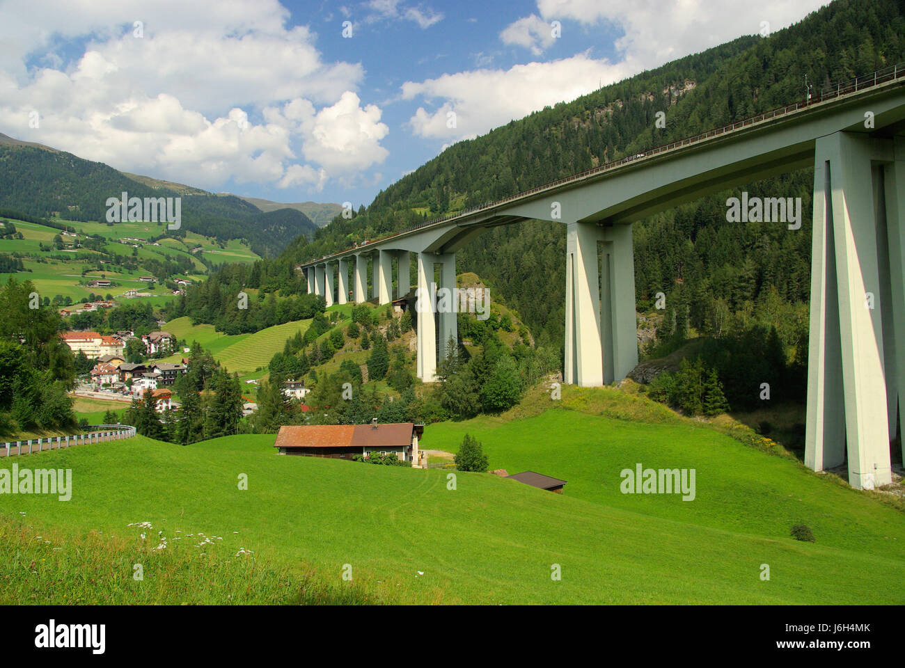 bridge alps austrians motorway highway burner mountain modern modernity ...