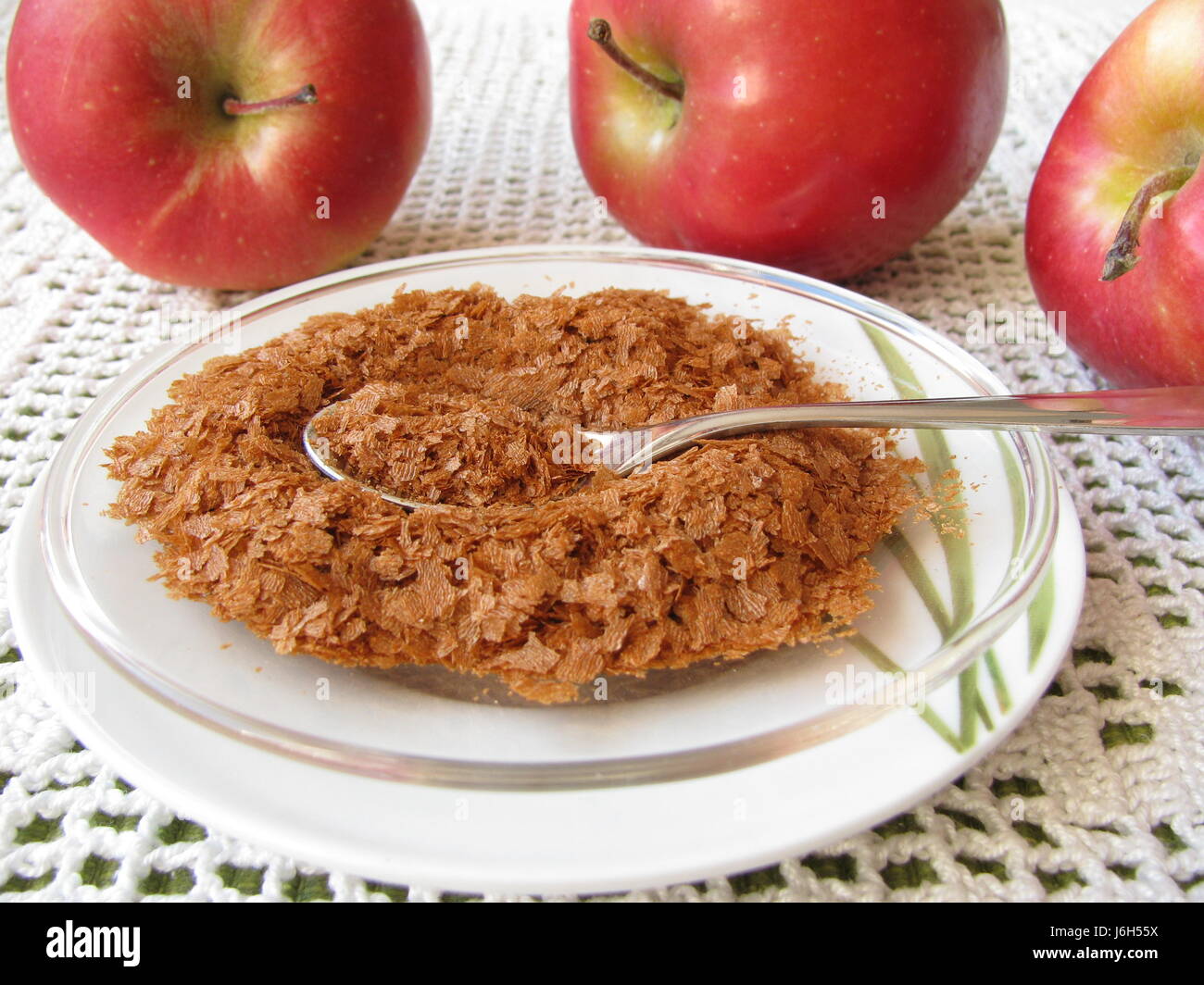 apple pectin flakes Stock Photo - Alamy