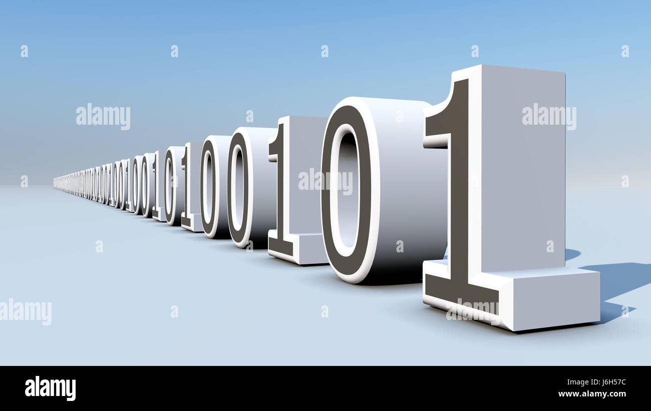 PC computers computer one zero count binary numbers sign signal office ...