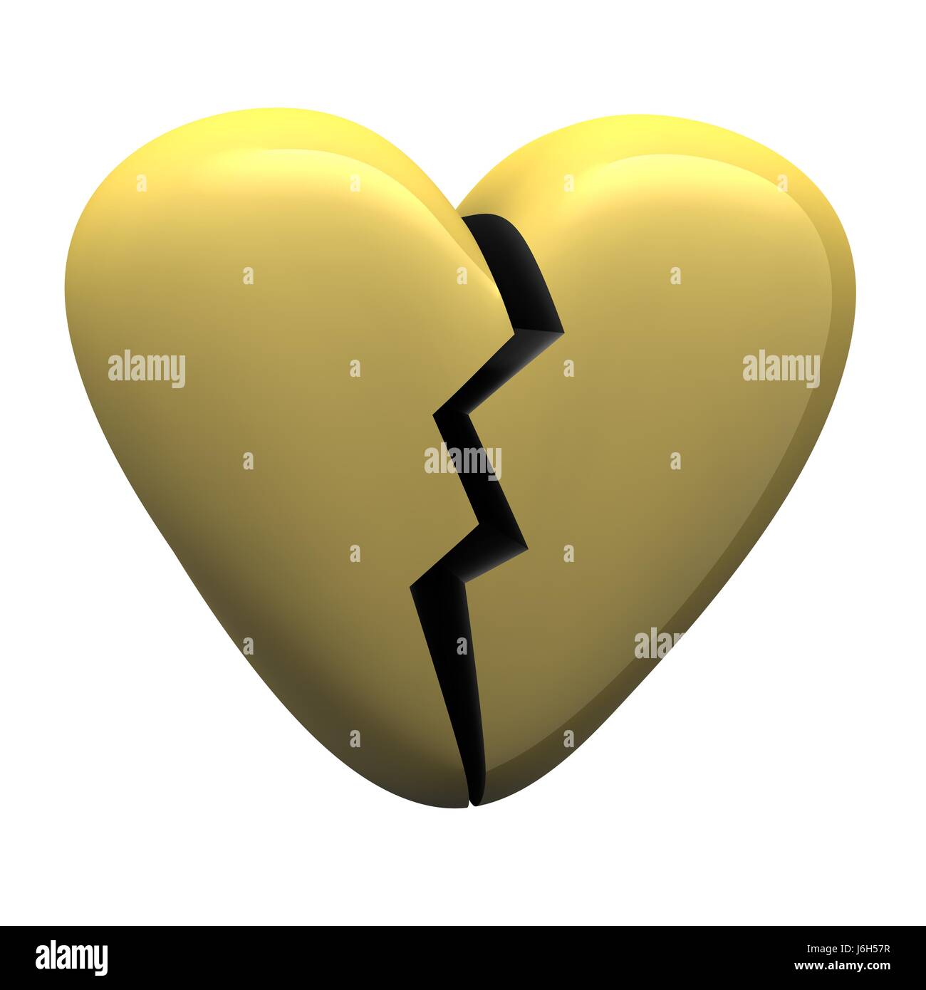 golden broken crack fracture fissure heart breaking breakage fraction ...