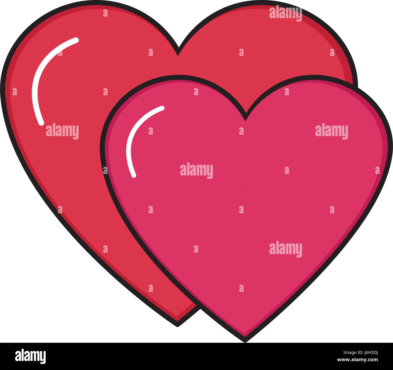 nice hearts and love symbol design Stock Vector Image & Art - Alamy