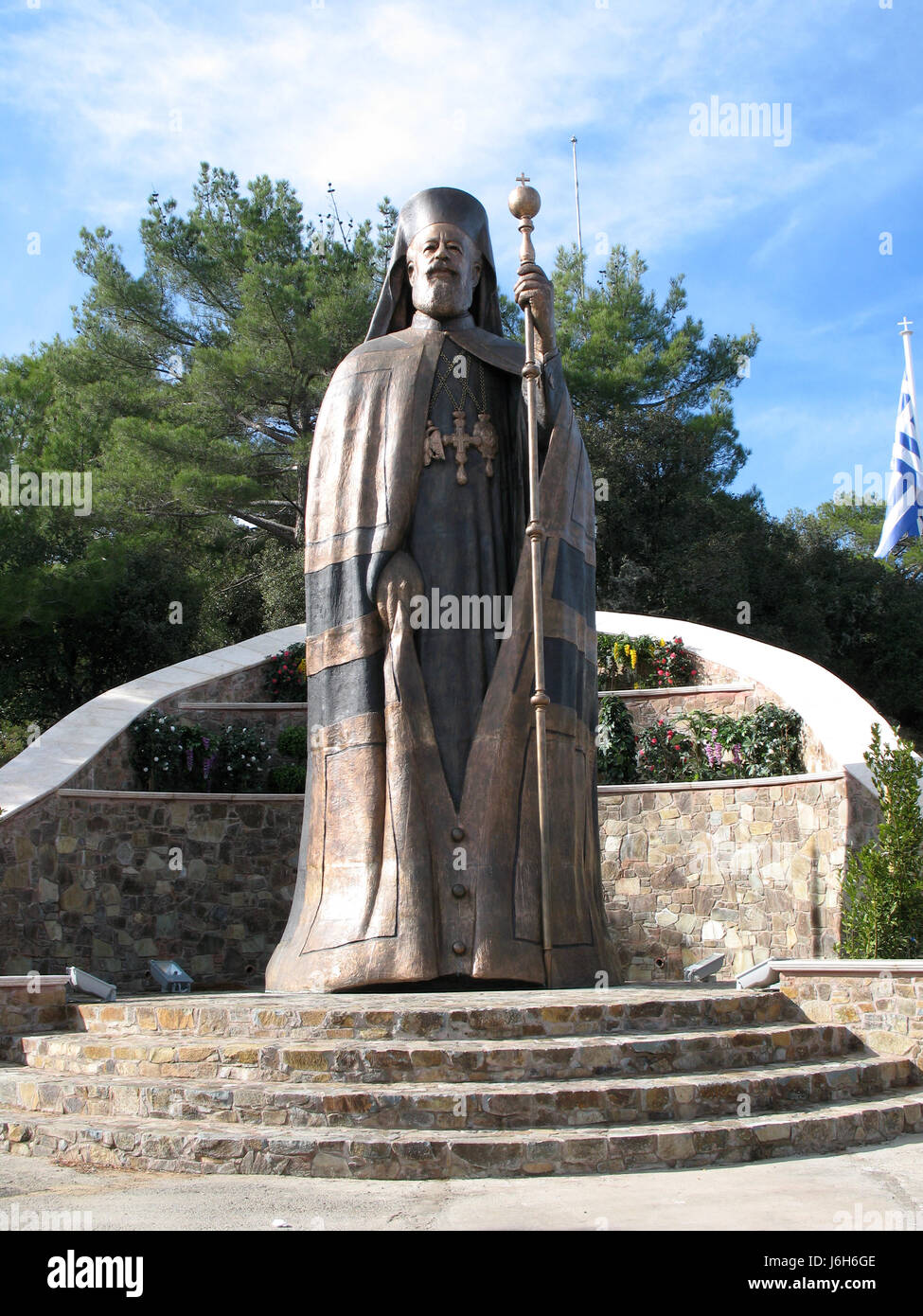 monument of archbishop makarios iii Stock Photo - Alamy