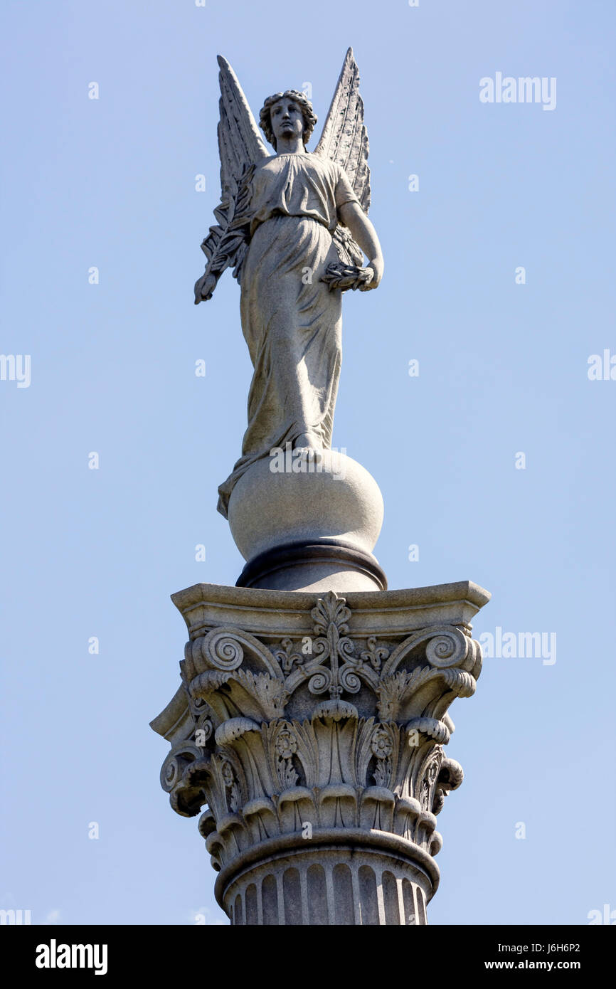 Wisconsin Kenosha County,Kenosha,Library Park,Winged Victory,statue ...
