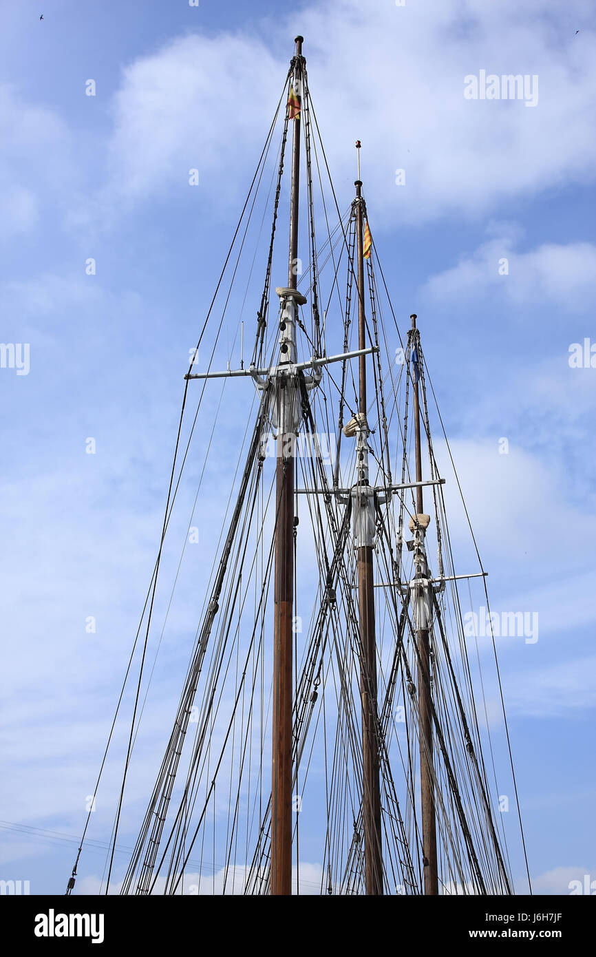 blue detail mast cruise boat nautical rowing boat sailing boat sailboat ...