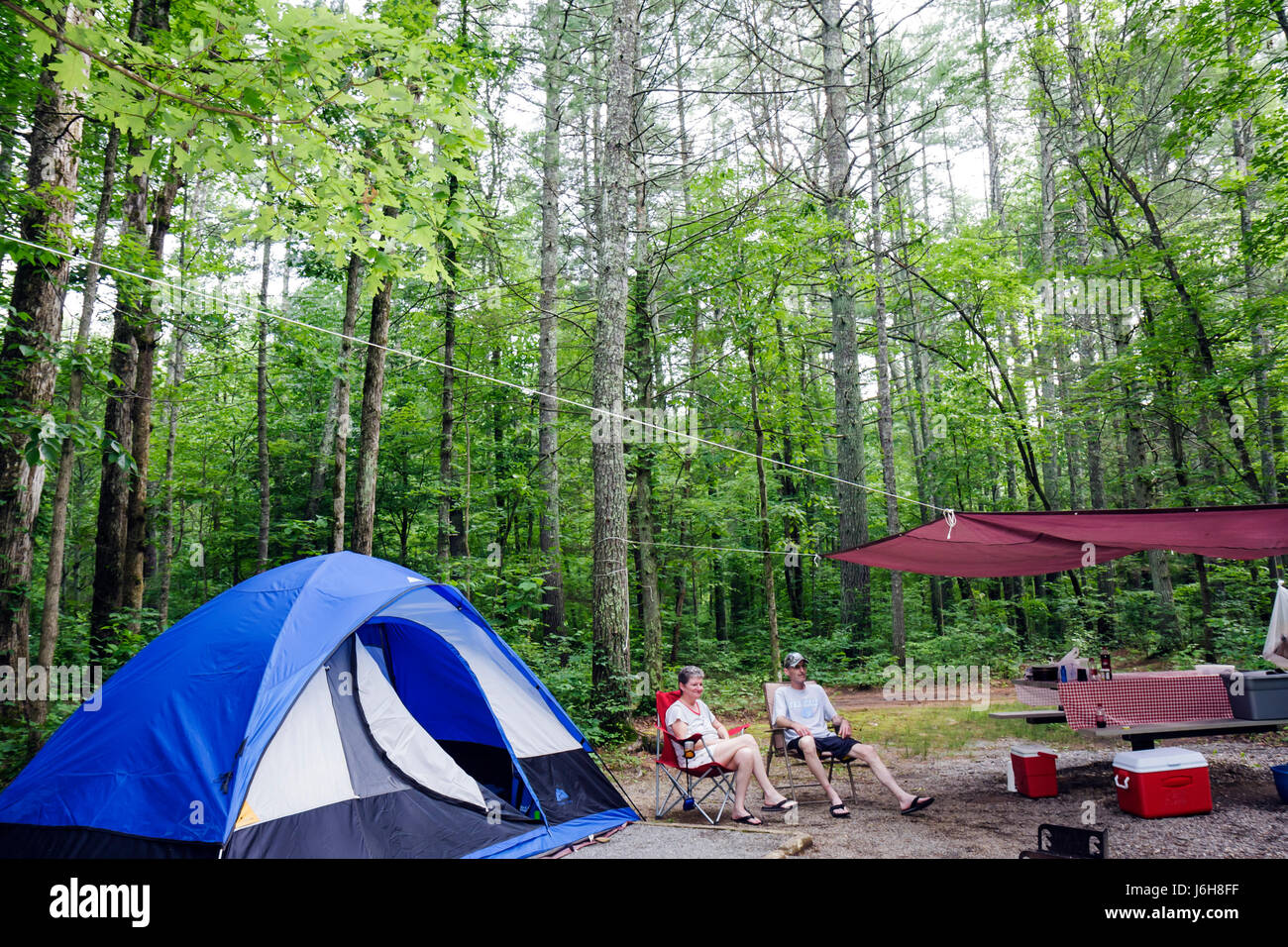 Appalachian mountains camping hi-res stock photography and images - Alamy