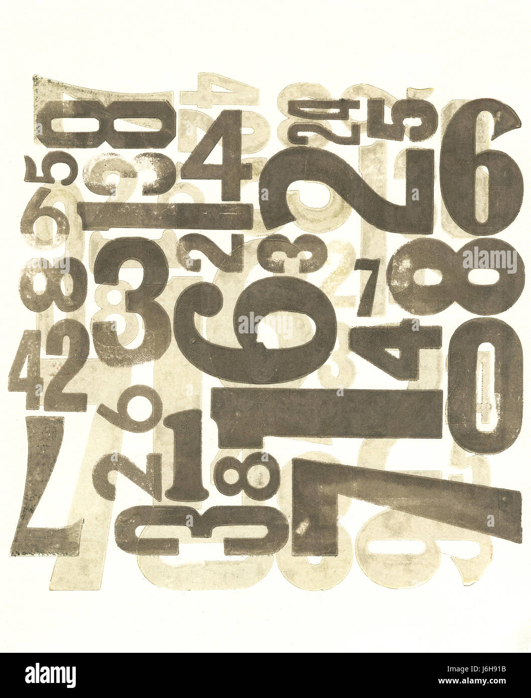 print numerics print shop count hot type backdrop background numbers ...