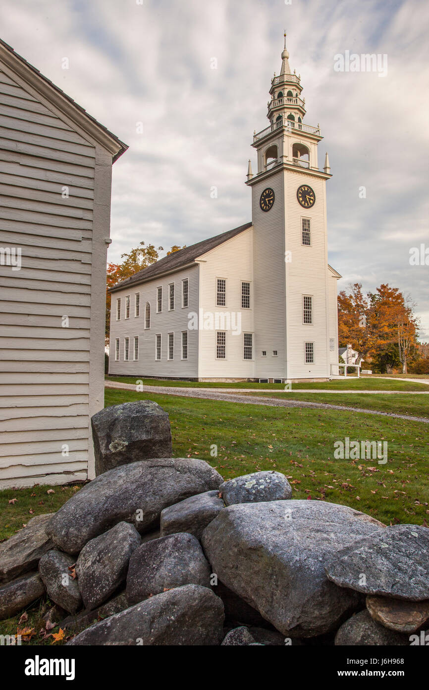 The Jaffrey Meeting House in Jaffrey Center, New Hampshire Stock Photo ...