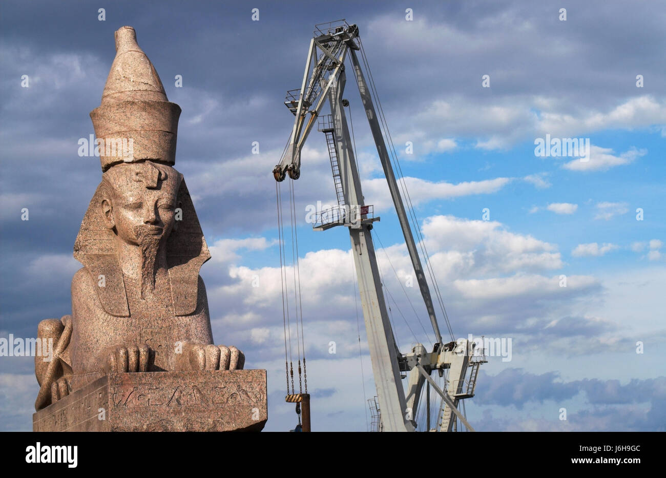 Crane Antique High Resolution Stock Photography and Images - Alamy