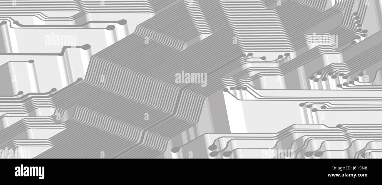 science technology banner circuit motherboard computers computer board ...