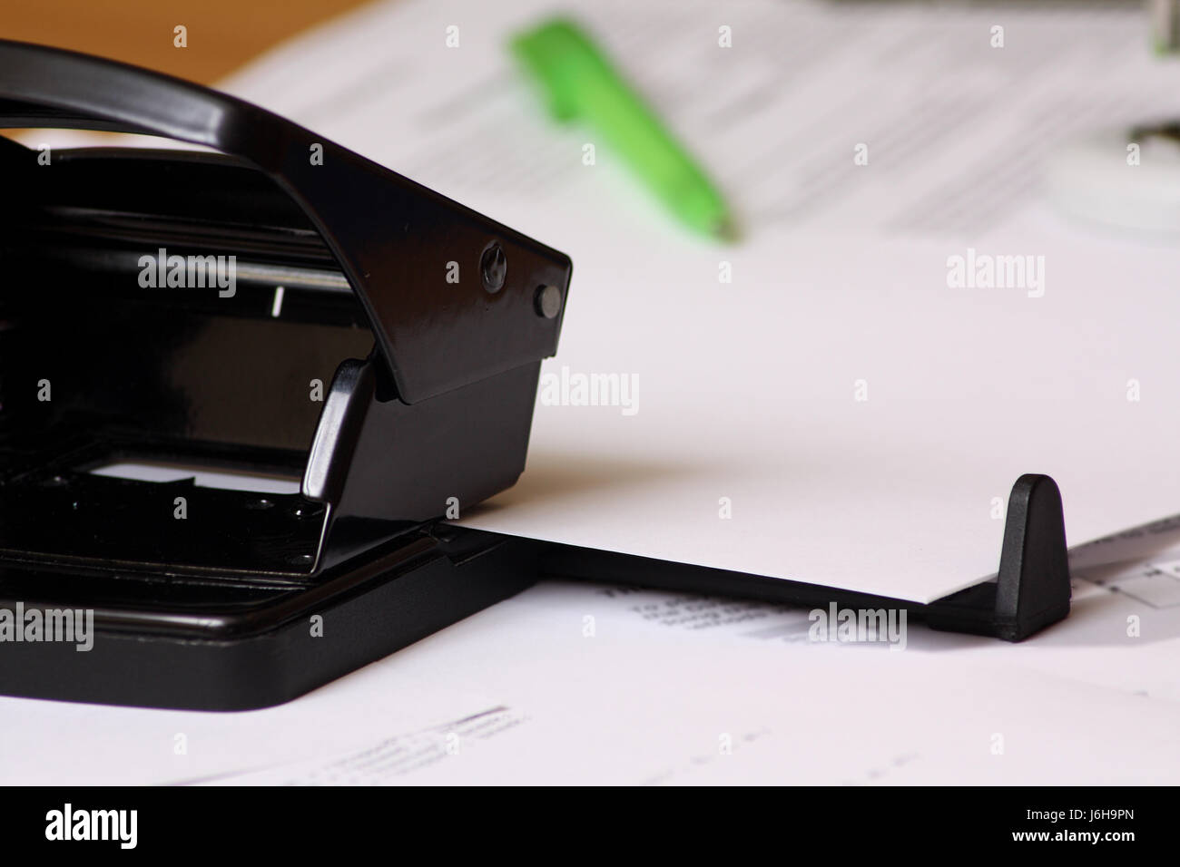 office desk documents holes punch filing papers office desk documents ...