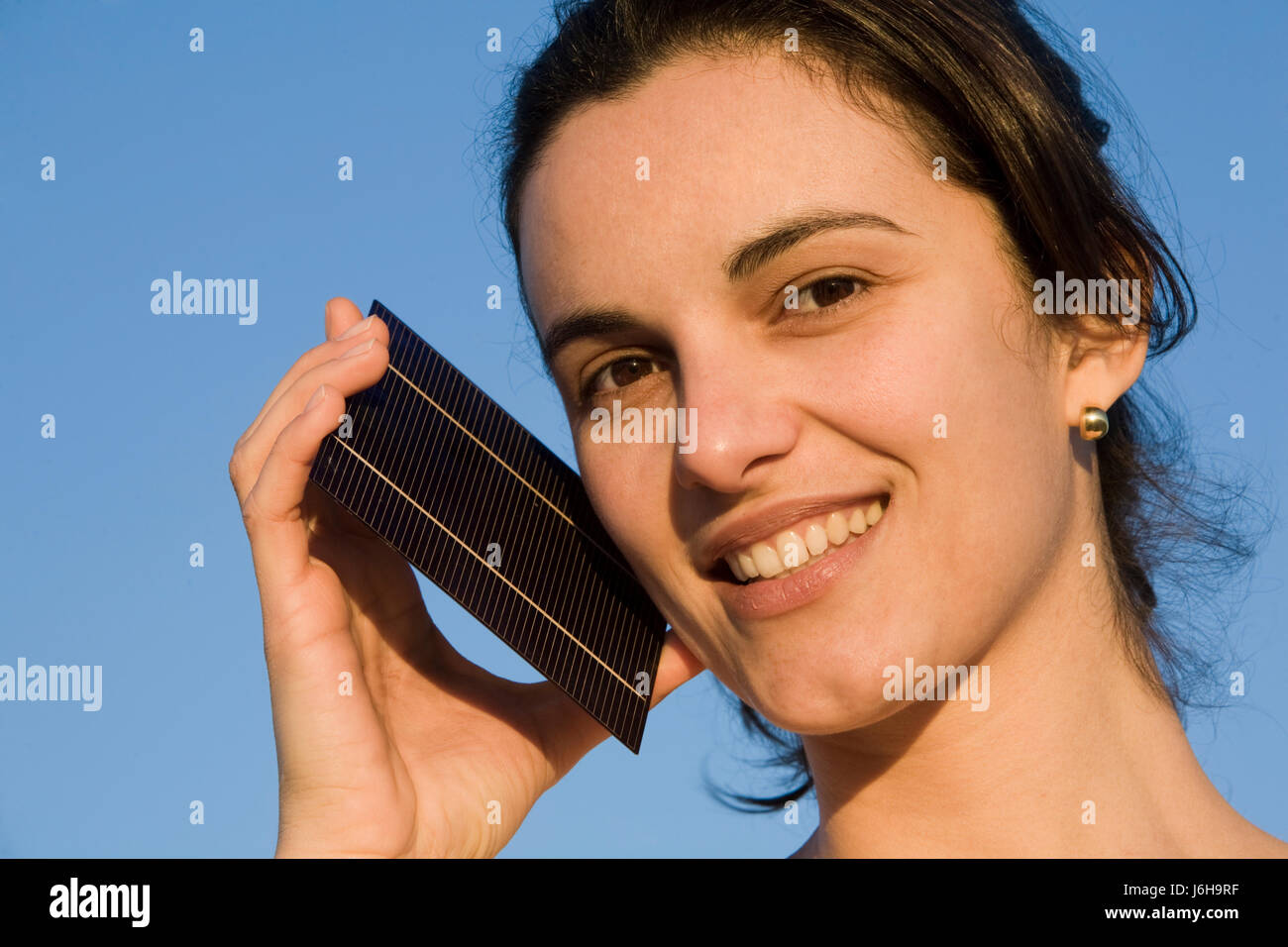 woman energy power electricity electric power cell solar solar cell ...