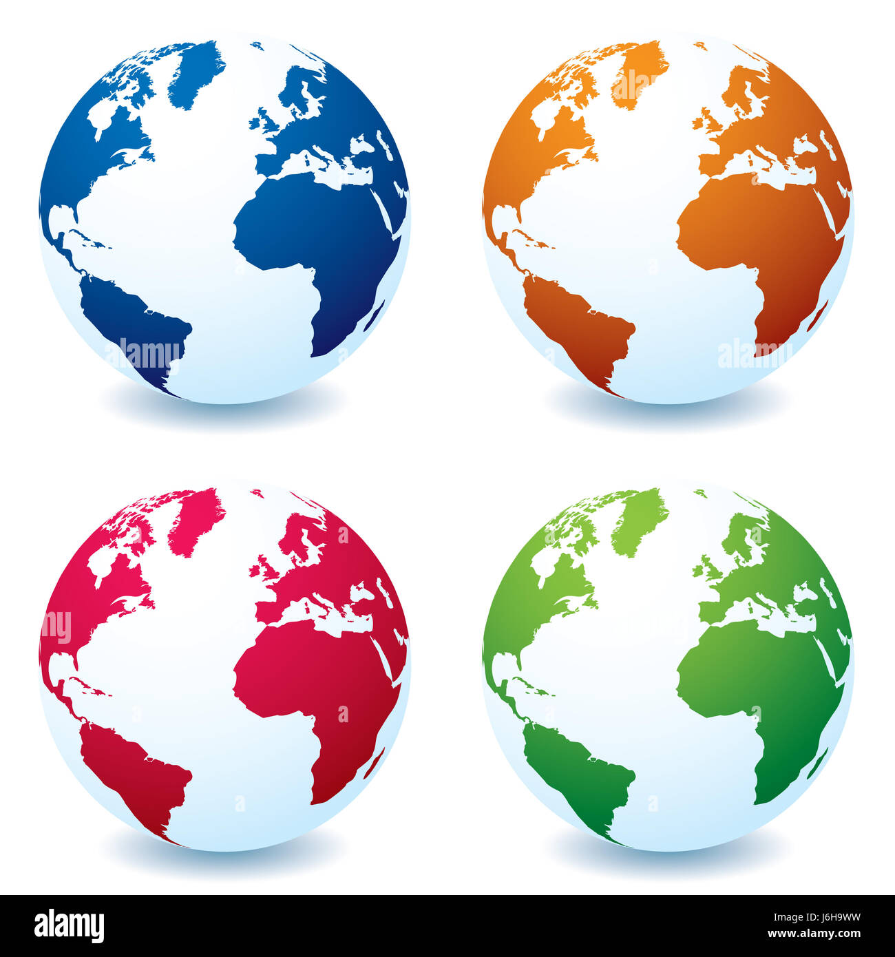 science usa abstract globe planet earth world map atlas map of the ...