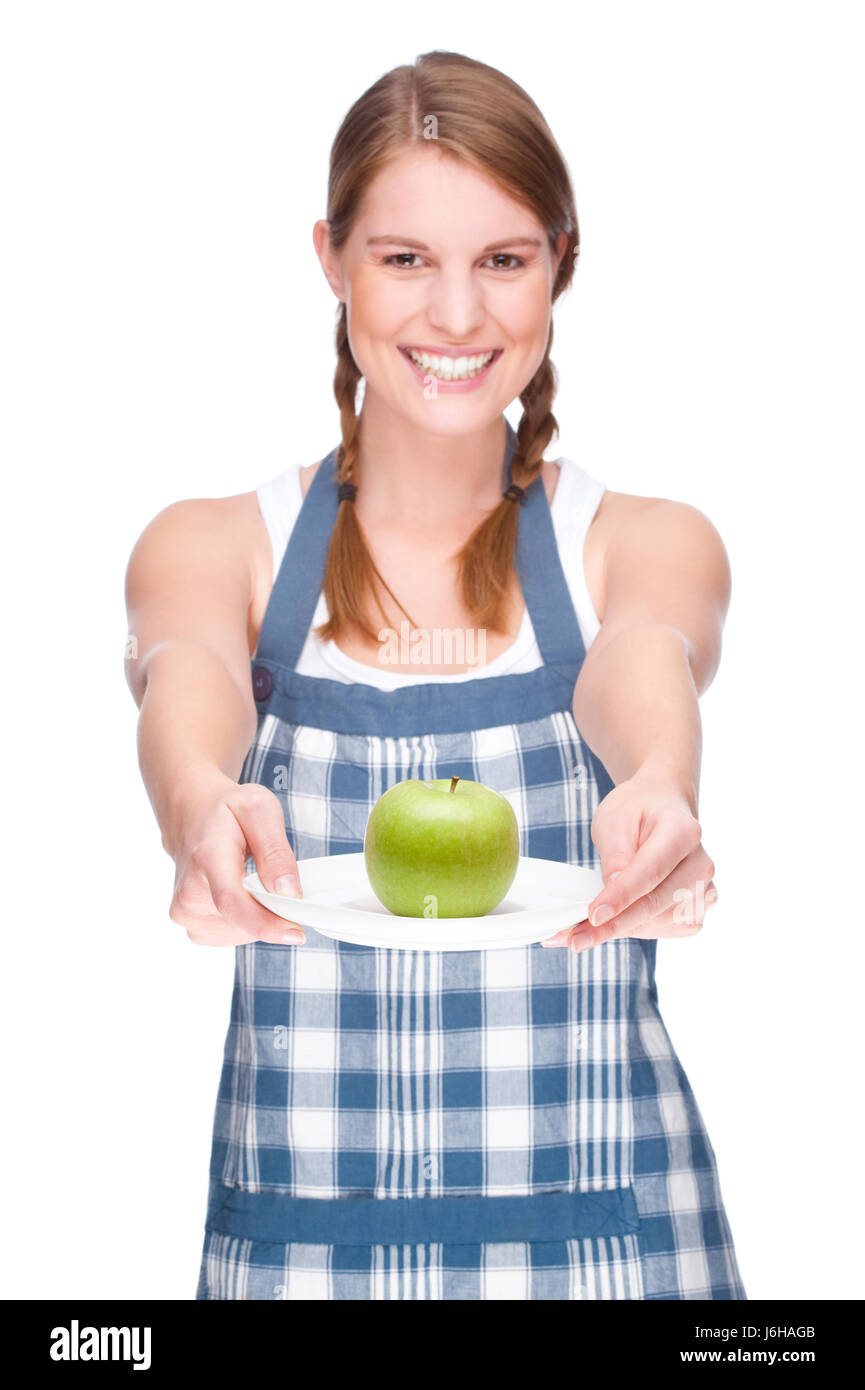 Girls with plate hi-res stock photography and images - Alamy