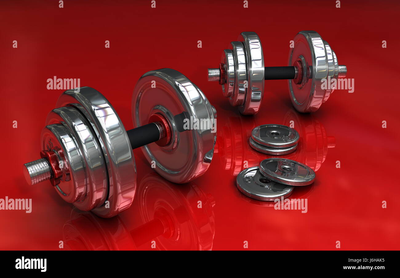 chromium weight dumb bell dumb bells dumbbells sport sports muscles ...