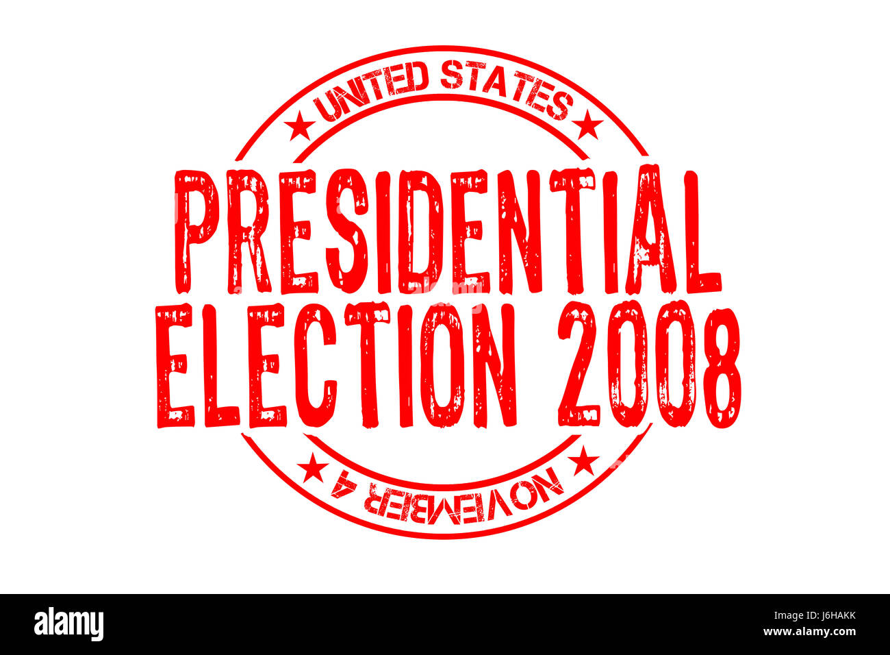 isolated election choosing rubber red stamp isolated usa illustration ...