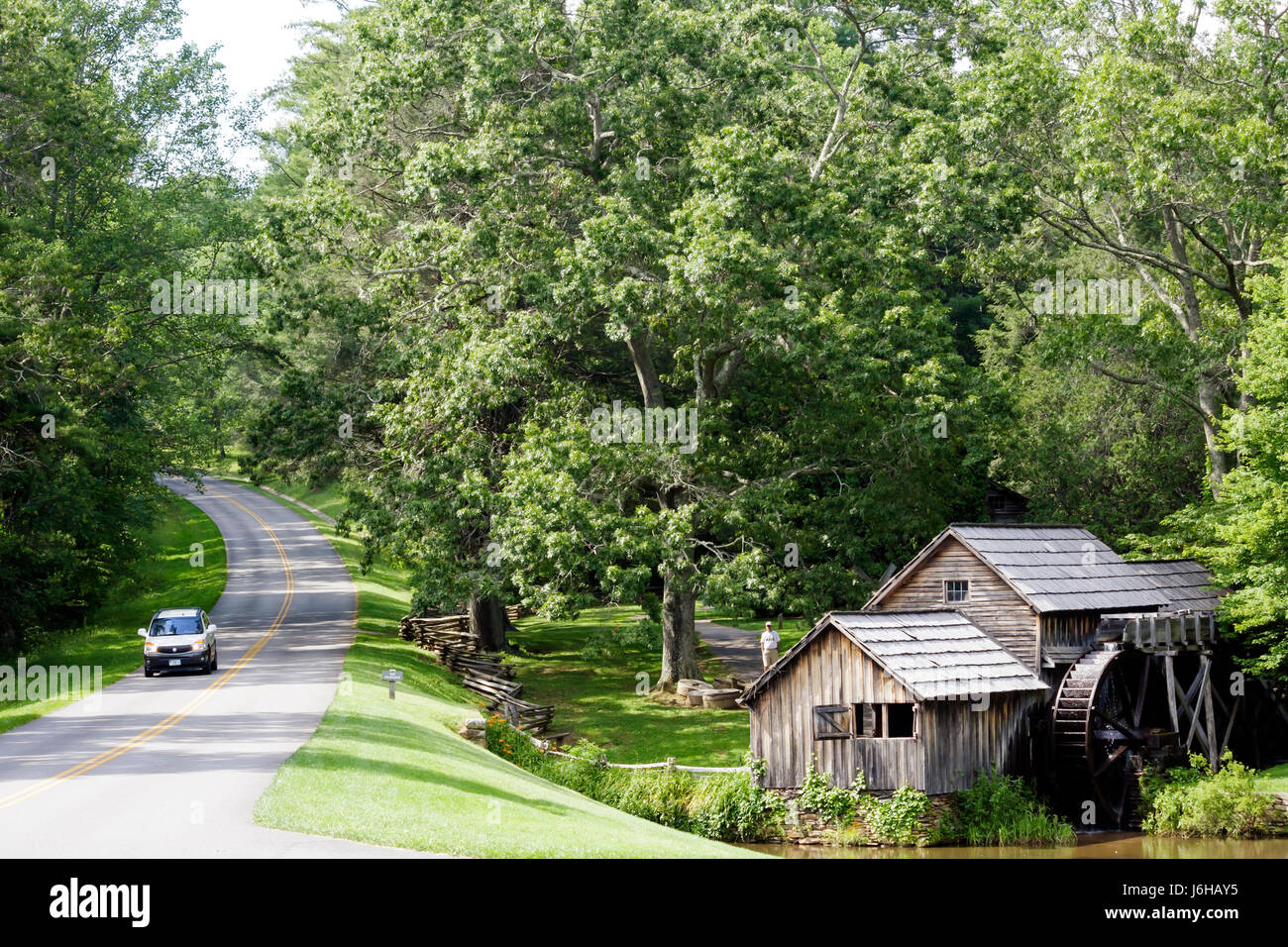 Blue Ridge Parkway Virginia,Appalachian Mountains,Mabry Mill,historic ...