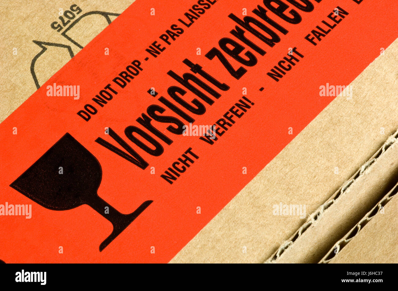 caution parcel fragile forward send packing packaging package packet ...