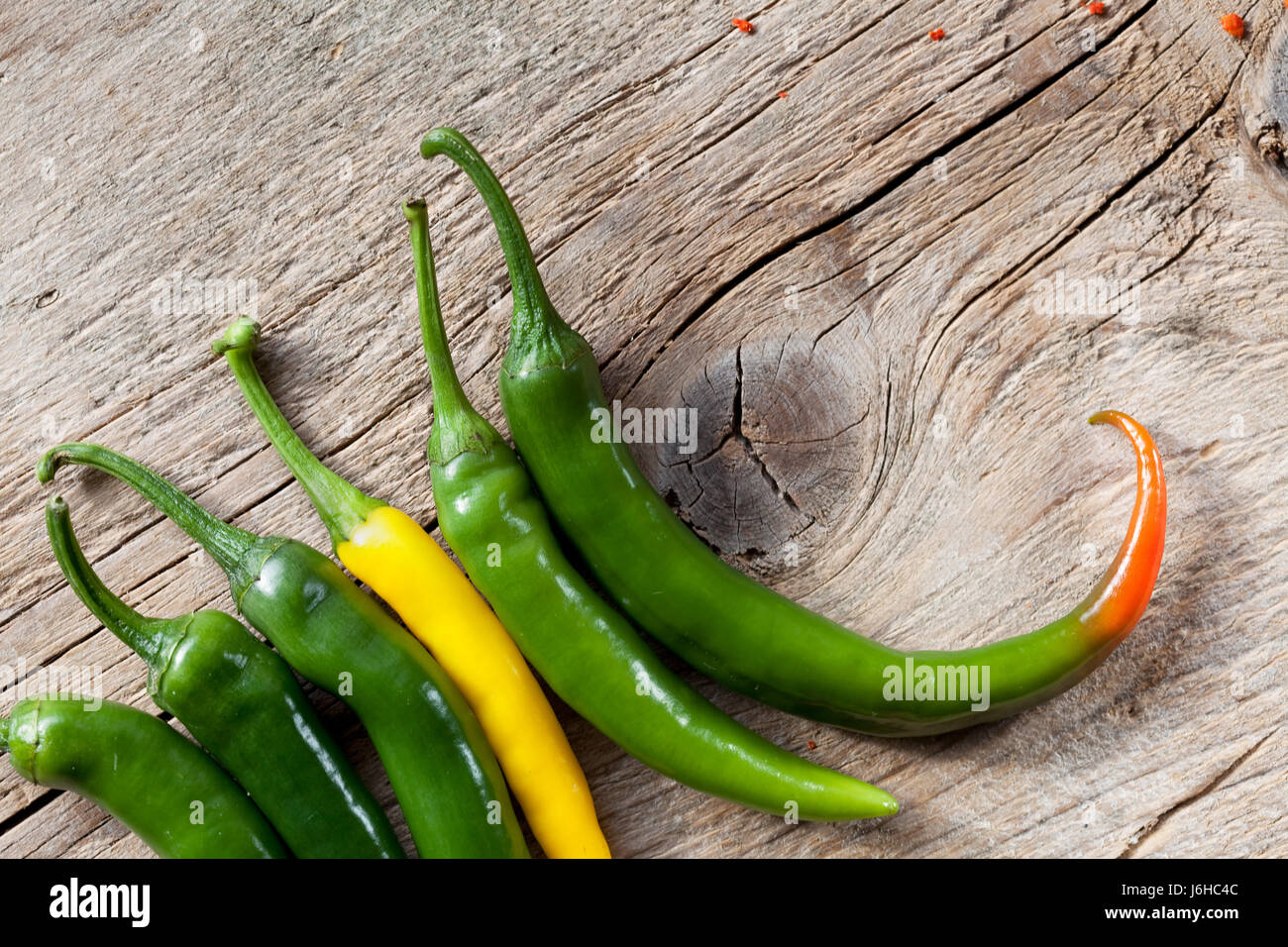 pepper green pepperoni chilli chili yellow food aliment pepper object ...