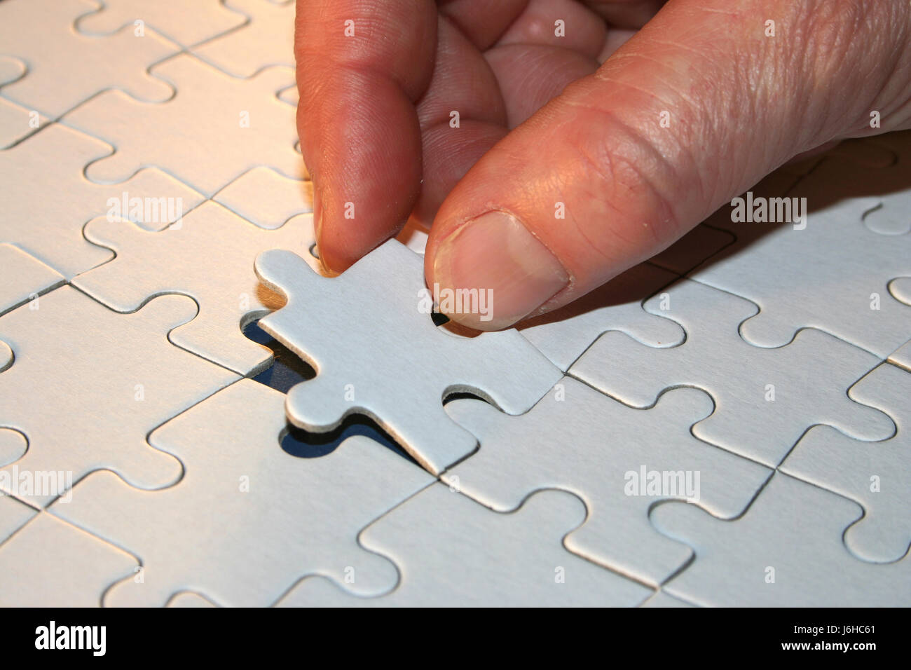 the last puzzle piece Stock Photo - Alamy