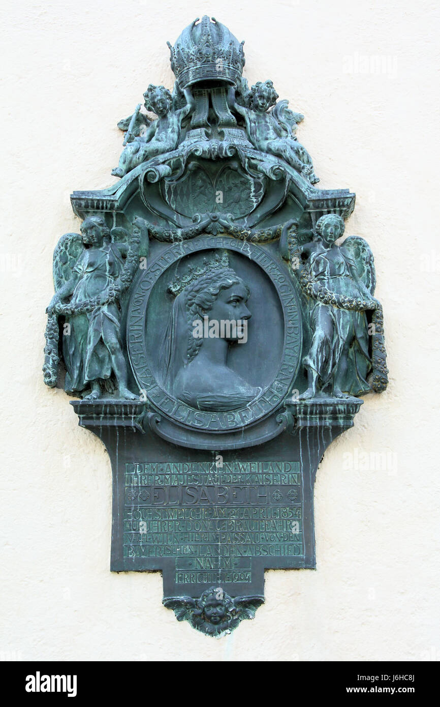 relief commemorative plaque bronze profile europe bavaria writing font ...