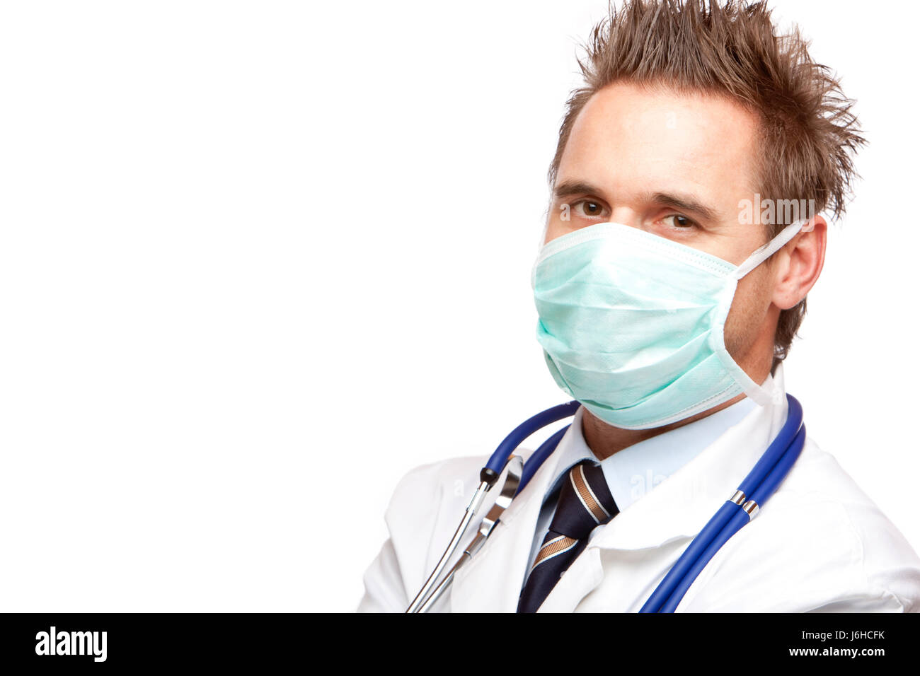 doctor physician medic medical practicioner portrait hospital young ...