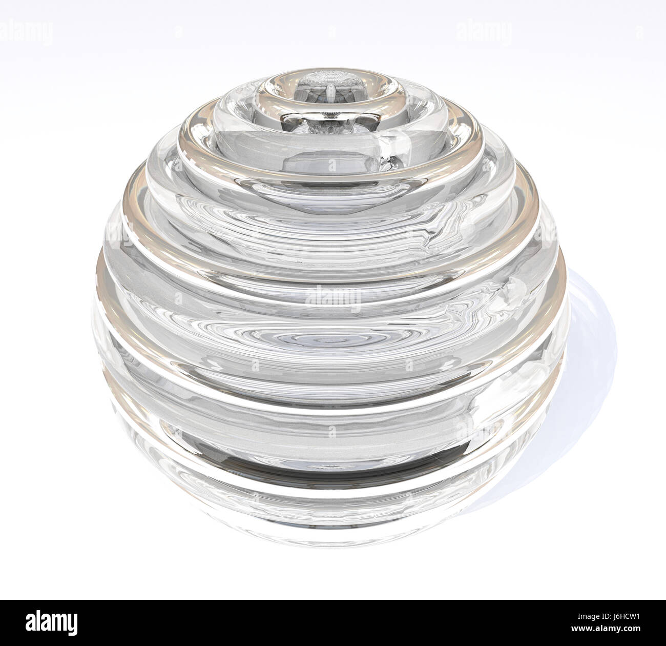 glass chalice tumbler futuristic bizarre glow crystal odd ball ornament ...