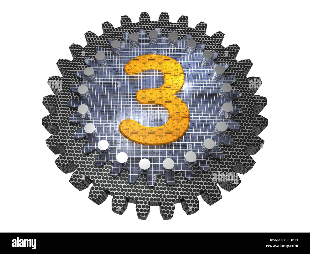 sign signal metal wheel cogwheel three character number pictogram ...