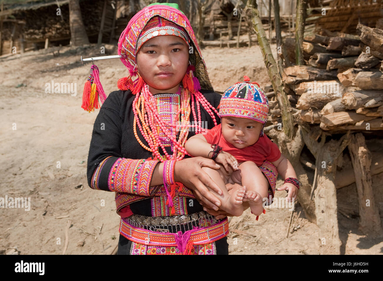 Akha mother hi-res stock photography and images - Alamy