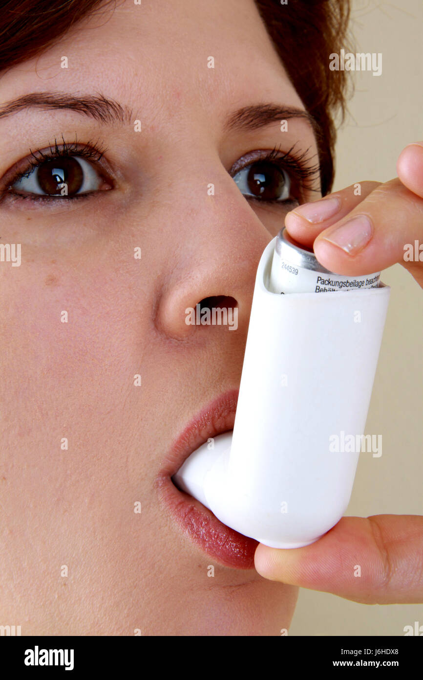 woman with spray Stock Photo - Alamy