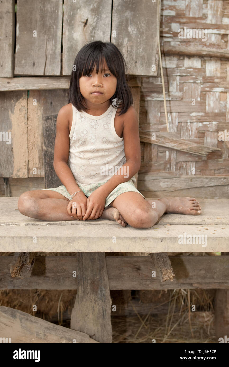 Laos girl poor hi-res stock photography and images - Alamy