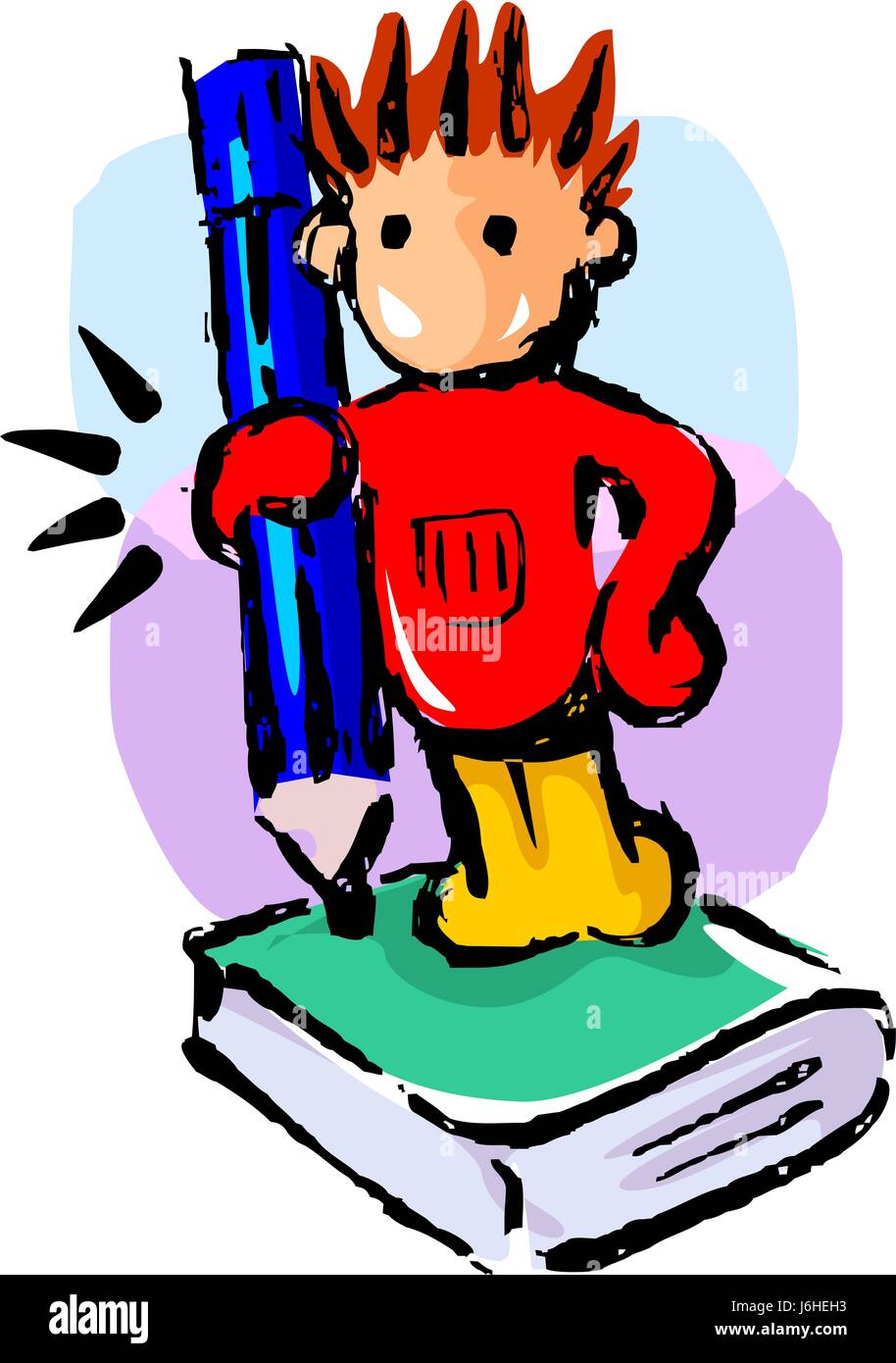 Comic book illustration children hi-res stock photography and images ...