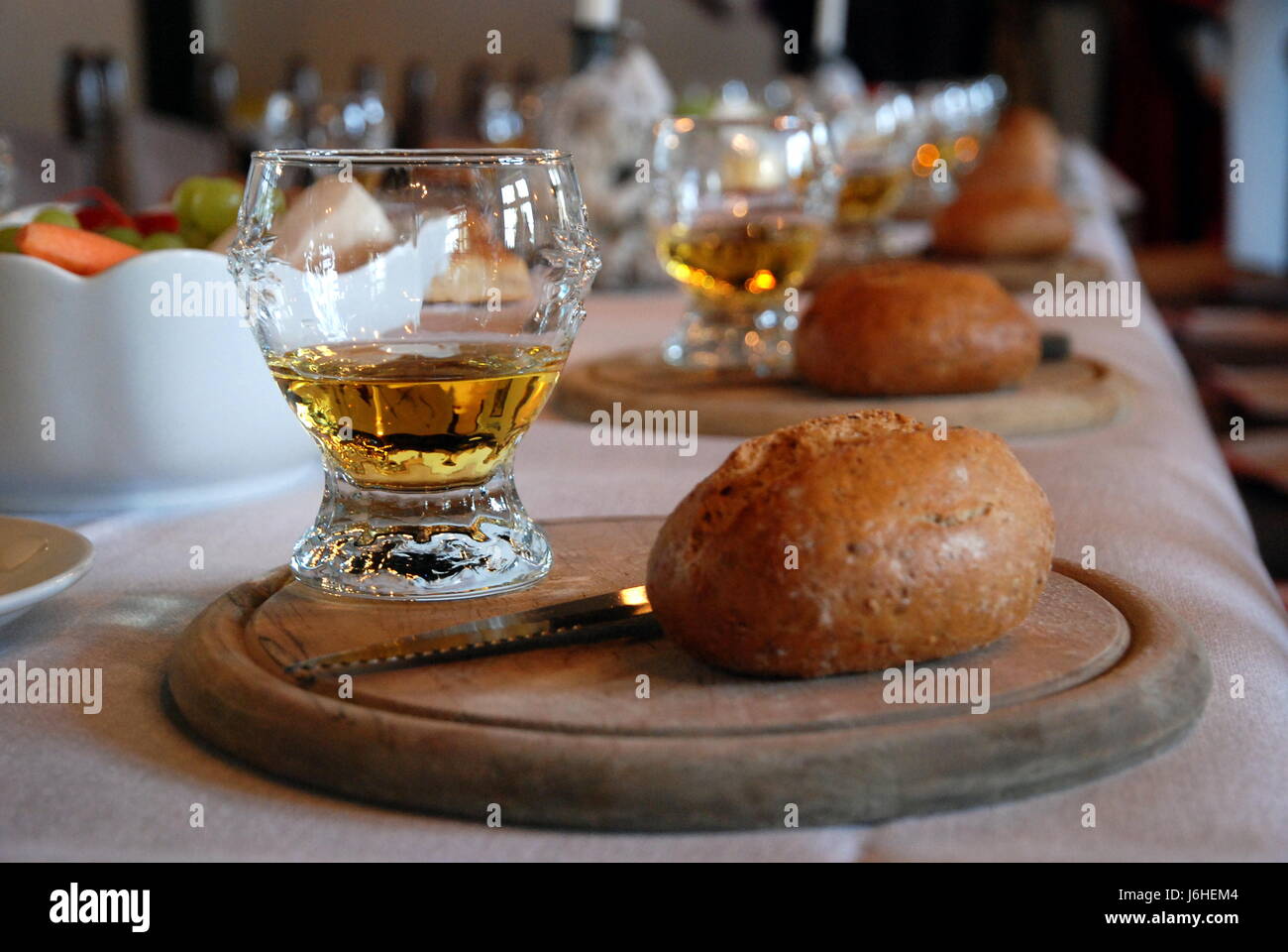 knight covered place setting table knights eat middle ages bread candle ...