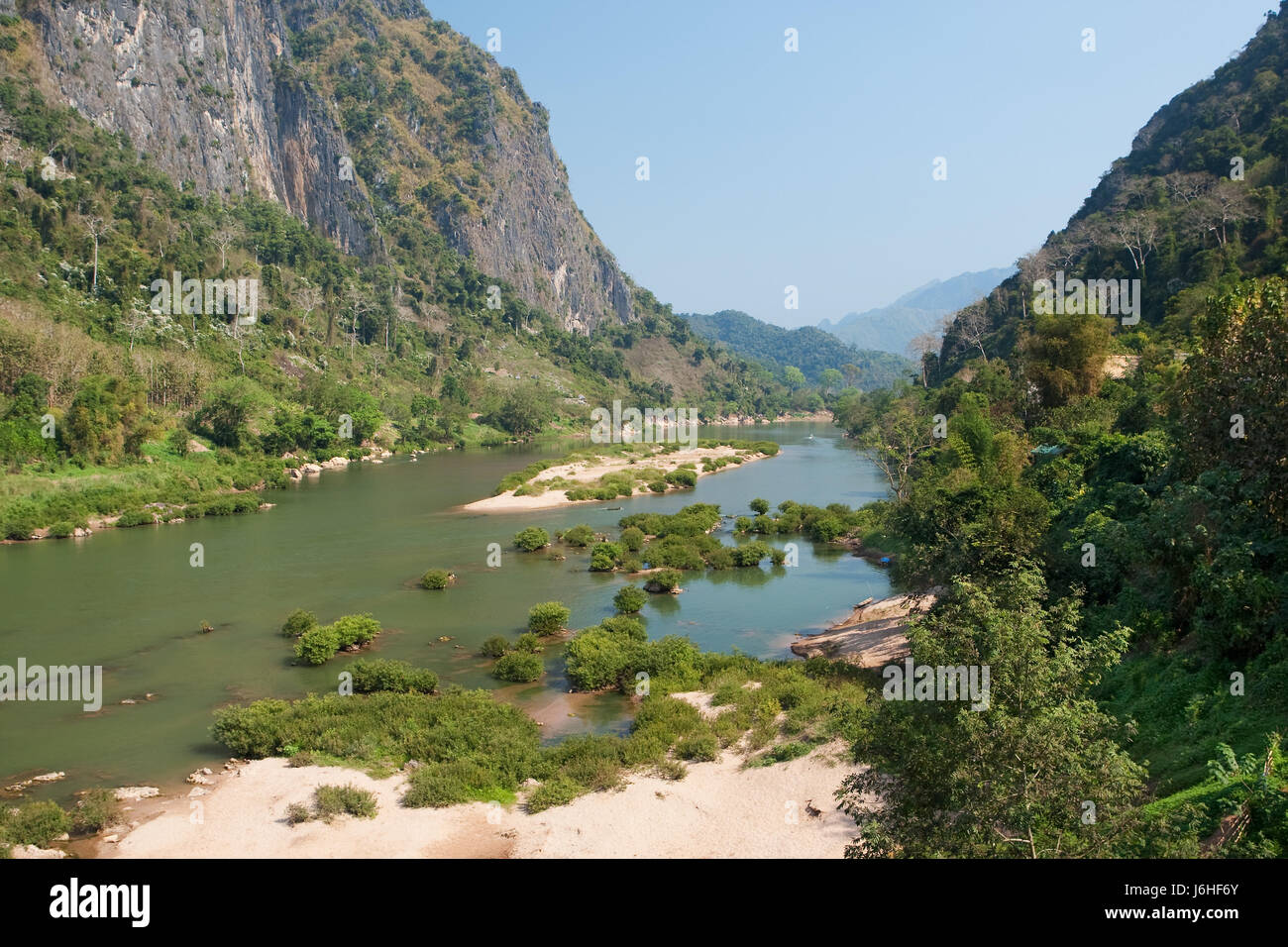 asia river water asia sight view outlook perspective vista panorama ...